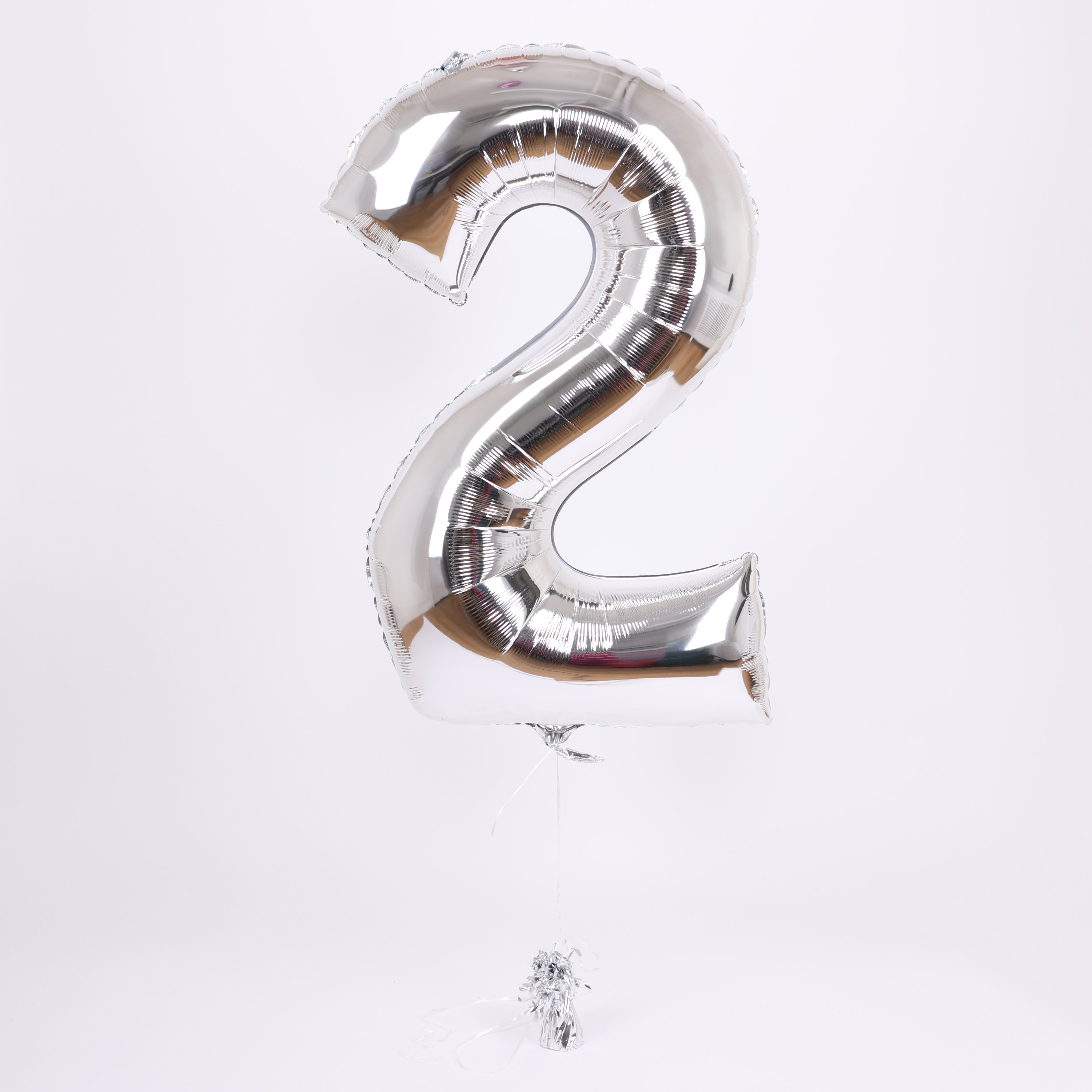Silver Number Balloon, 34in – Gigsy
